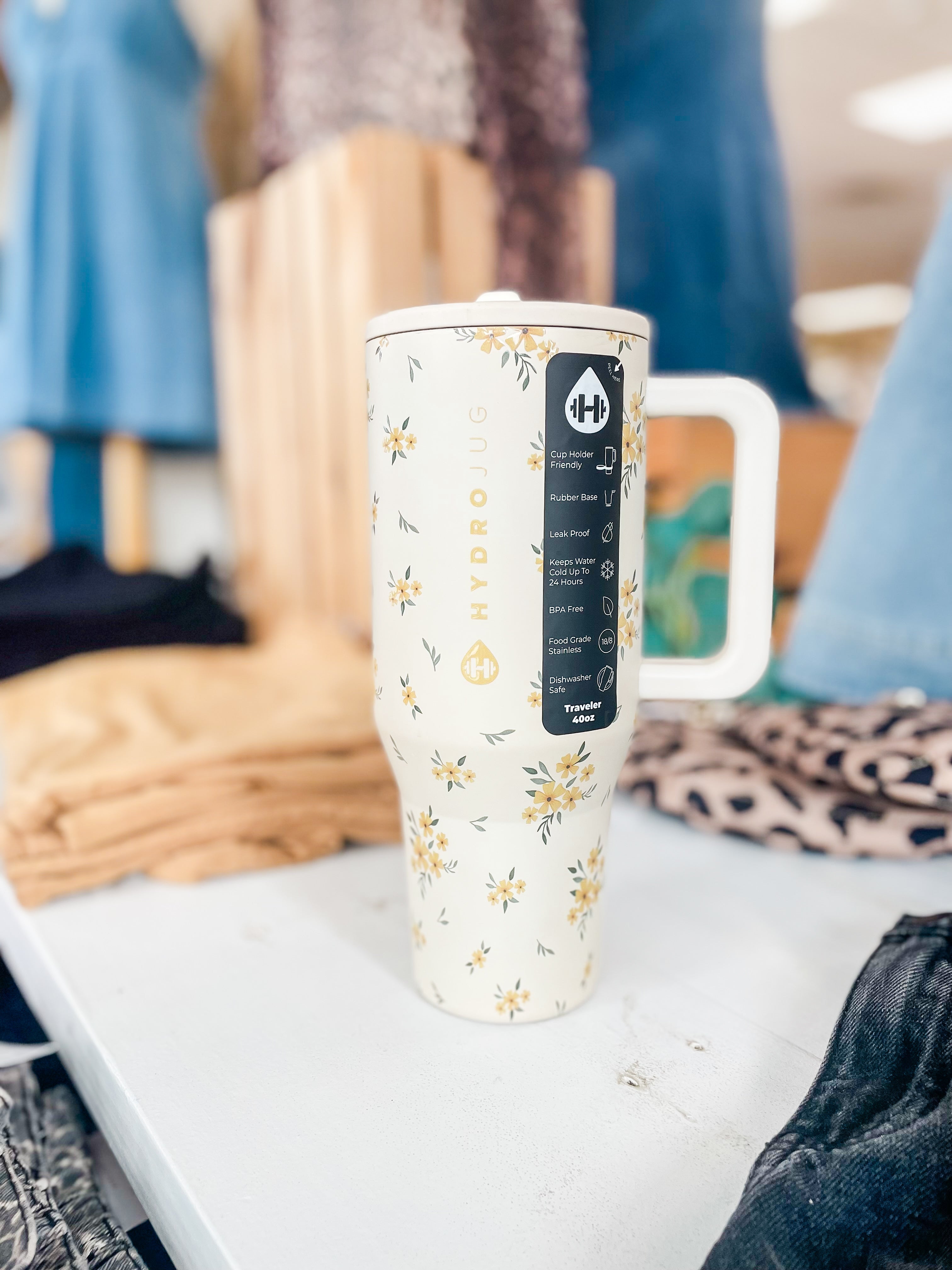 Hydrojug Traveler 40oz Tumbler-Cottage Core – Sparkle Tallahassee